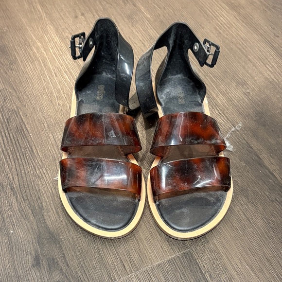 Melissa | Shoes | Melissa Black And Brown Sandals | Poshmark